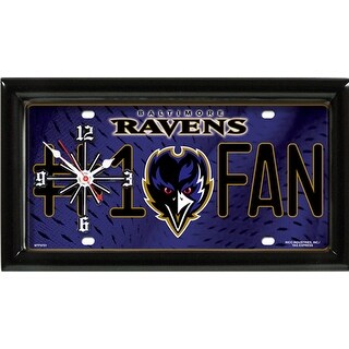 Baltimore Ravens Clock - Bed Bath & Beyond - 39686200