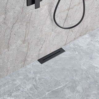 Linear Grid Shower Drain with Removable Square Hole Panel by Using ...