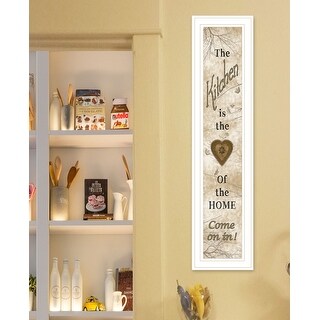 TrendyDecor4U Farmhouse "Vintage Kitchen" Framed Print Wall Art ...