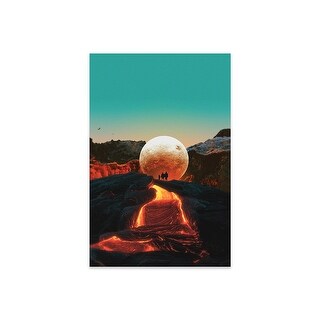 Lava Print On Acrylic Glass by Fran Rodriguez - Bed Bath & Beyond ...