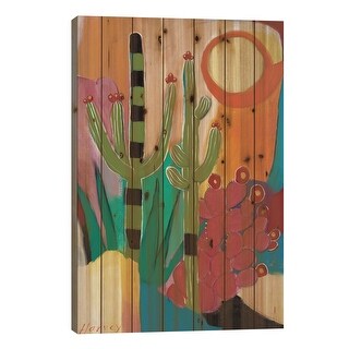 Desert Dreamin' Print On Wood by Kristin Harvey - Multi-Color - Bed ...