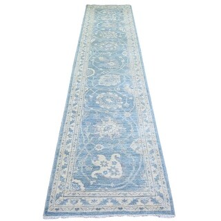 Shahbanu Rugs Ruddy blue Finer Peshawar Soft Colors Natural Dyes Extra ...