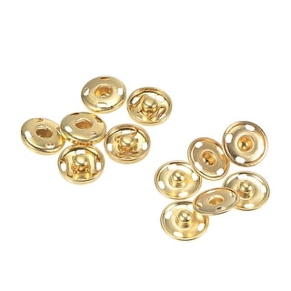 Snap Buttons, Copper Sew-on Press Button Fastener for Clothes - Bed ...