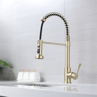 Kitchen Faucet with Pull Down Sprayer , High Arc Single Handle Faucet ...