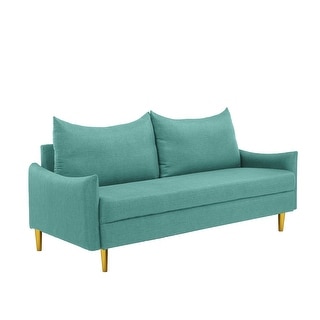 Straight Sleeper Loveseat Recessed Arms Sofa Bed - Bed Bath & Beyond ...