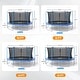 Aoodor Outdoor Trampoline, Recreational Trampoline with Enclosure Inner ...