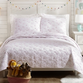 Jessica Simpson Flower Heart White Quilt Set - Bed Bath & Beyond - 35591055