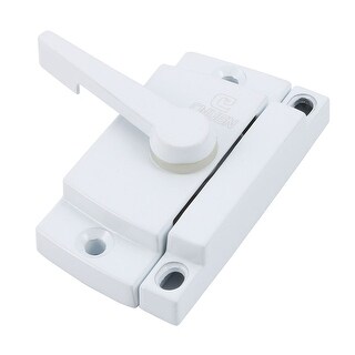 Zinc Alloy Vertical Horizontal Sliding Windows Sash Lock Keeper White ...