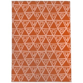 TRIANGULAR MIST TERRACOTTA Chair Mat By Kavka Designs - Bed Bath ...