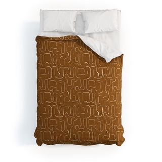Iveta Abolina Abstract Lines Cider Made To Order Full Comforter - Bed ...
