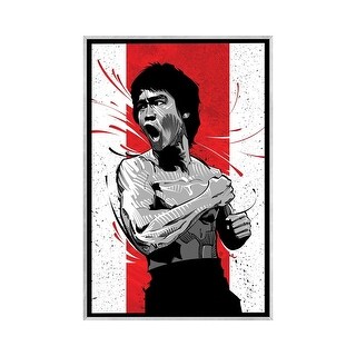 iCanvas "Bruce Lee Red" by Nikita Abakumov Framed - Bed Bath & Beyond ...