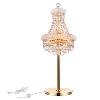 Empire 6 Light Table Lamp With Gold Finish - Bed Bath & Beyond - 22859614