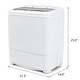 Della Mini Washing Machine Portable Compact Washer and Spin Dry Cycle ...