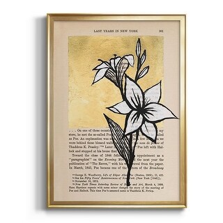 Floral Diary I Premium Framed Print - Ready to Hang - Bed Bath & Beyond ...