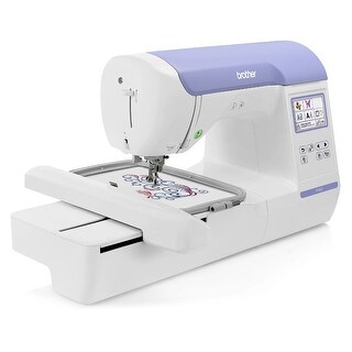 Brother PE800 5" x 7" Embroidery Machine w/ Full Color LCD Screen + 11 ...