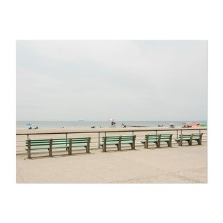 Jacob Riis Park Queens New York Benches Riis Park 01 Art Print/Poster ...
