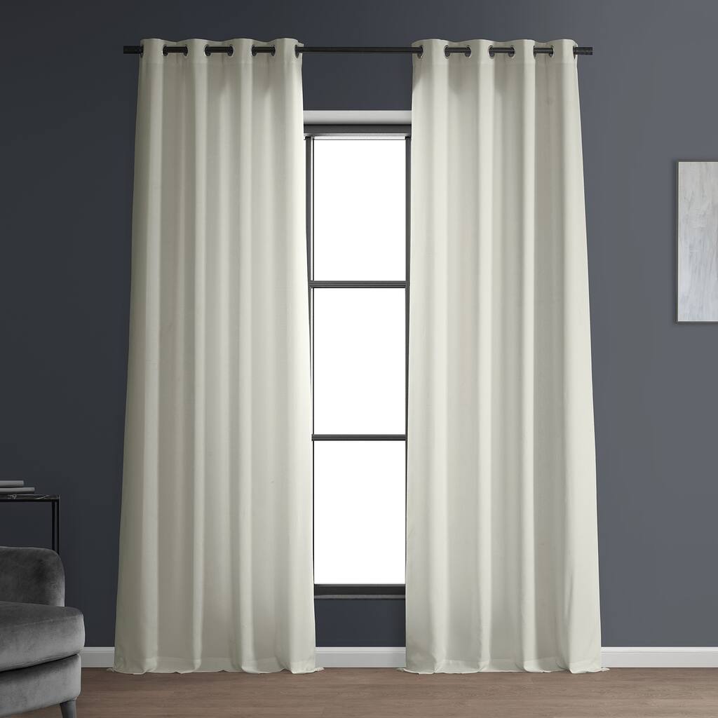 Exclusive Fabrics Vintage Cotton Velvet Room Darkening Curtains ...