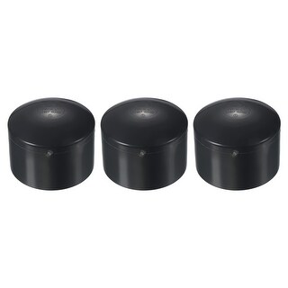 2" UPVC Pipe End Cap Fitting, 3 Pack Plug Socket Adapter Smooth Finish ...
