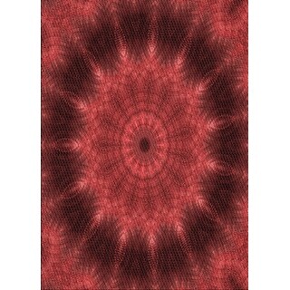 Ahgly Company Machine Washable Transitional Cranberry Red Area Rugs ...