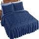 Textured Royal Medallion Chenille Bedspread - Bed Bath & Beyond - 39882848