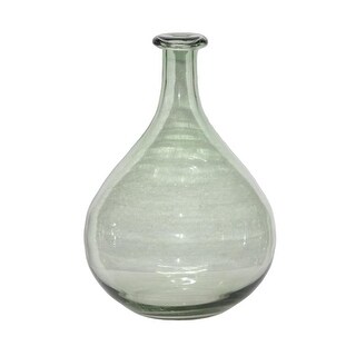 Lg. Glass Bottle Vase Green- A - Green - Bed Bath & Beyond - 40840627