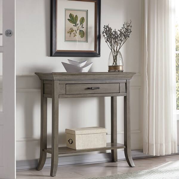 Design House Dillberry Solid Wood Cherry Console Table - Bed Bath ...