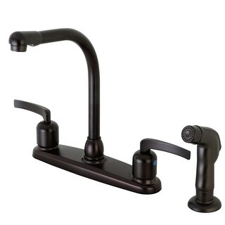 Kingston Brass Centurion 1.8 GPM Standard Kitchen Faucet - Includes ...