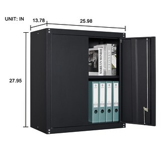 Wall Storage Cabinet with Adjustable Shlef, Metal Wall Storage Cabinet ...