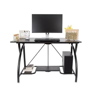Origami Multi Purpose Folding Office Furniture Table Desk, Black (2 ...