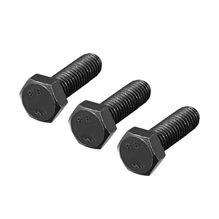 M8x25mm Hex Head Left Hand Screw Bolts Fastener Carbon Steel 3pcs ...