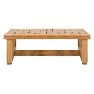 Cambridge Casual Leon Teak Patio Coffee Table - On Sale - Bed Bath ...