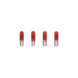 VDO Type D Wedge Based Peanut Bulb - Red Wedge Based Peanut Bulb - Bed ...