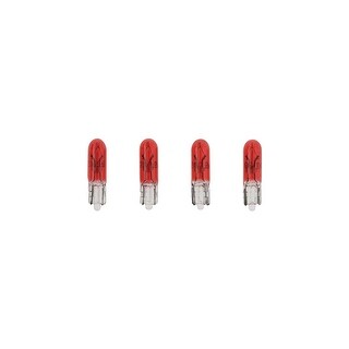 VDO Type D Wedge Based Peanut Bulb - Red Wedge Based Peanut Bulb - Bed ...