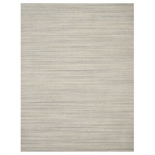 Shahbanu Rugs Ecru Brown, Variegated Textured Modern Design, Natural ...