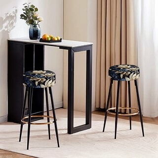 Designart - Deep Blue And White Daisy Flower III - Upholstered Floral ...