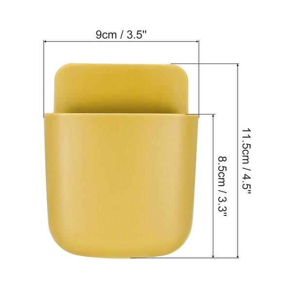 4pcs Remote Control Holders Wall Mount Storage Box with Adhesive ...