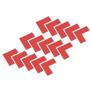 5s Location Marking Corner 2x2x0.79" 25Pcs L Shaped Floor Marker Red ...