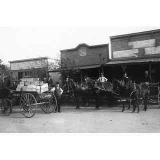 J.C. Gilmore's Home Fruit Company Black and White Gallery Wrapped ...