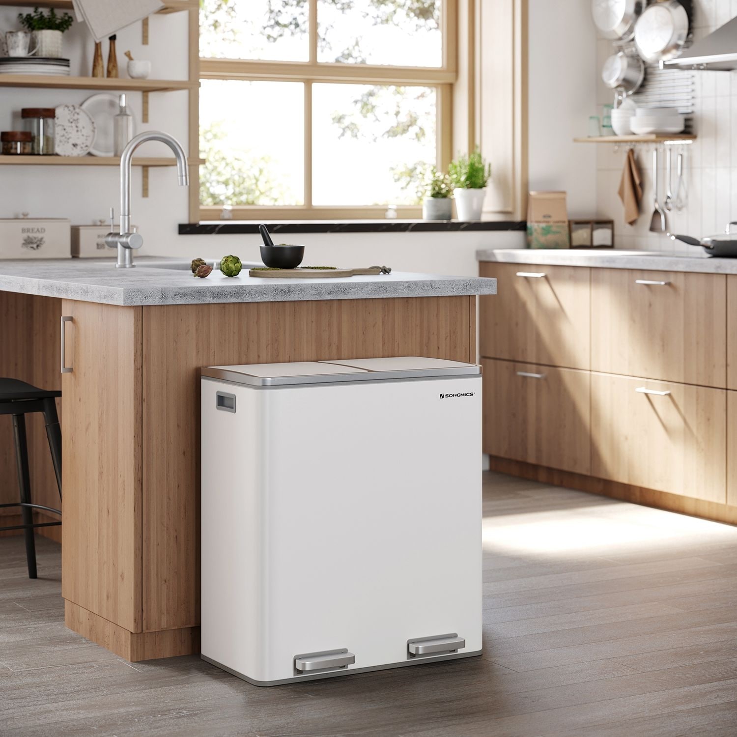 Dual oxidam Garbage Can