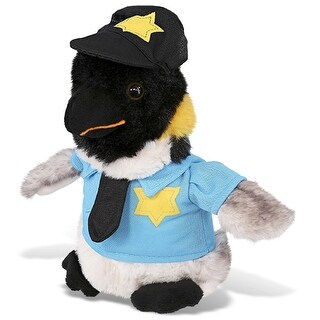 DolliBu Emperor Penguin Police Officer Plush Toy with Cute Cop Uniform ...