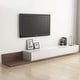 Modern Extendable TV Stand, Solid Wood Media Console for Up to 100 Inch ...
