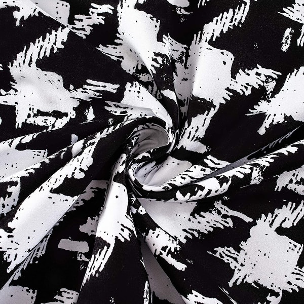 DriftAway Houndstooth Vintage Plaid Printed Pattern Blackout Window ...