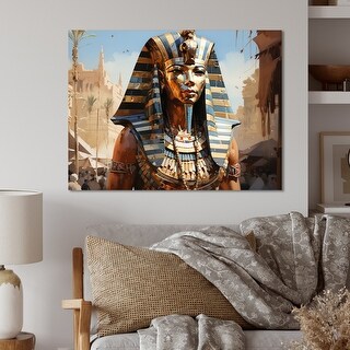 Designart "Egypt Ancient Echoes" Egypt Metal Art Print - Bed Bath ...