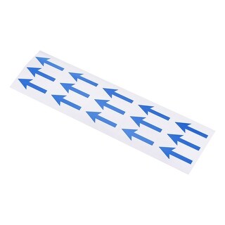 10Set/150Pcs 2x0.8" Long Arrow Sticker PET Inspection Indicator Tape ...