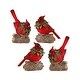 Cardinal Figurine (Set of 4) - Bed Bath & Beyond - 36610707