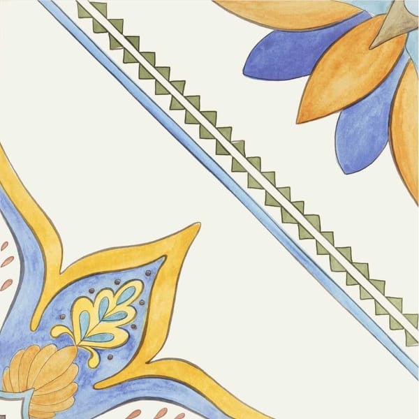 The Tile Life Monastery 8" x 8" Yellow Satin Porcelain Tile Flooring ...