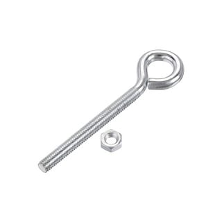 M5x50mm Eye Hooks Screws Bolts Kit,15pcs Carbon Steel Hanger Eyelet ...
