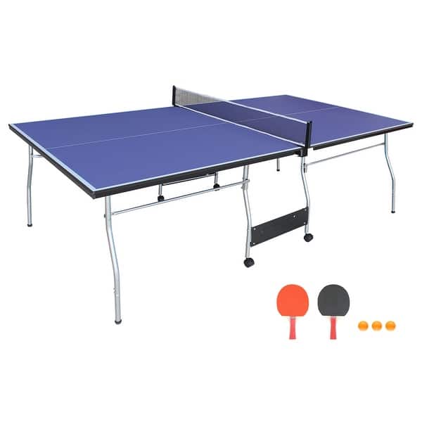 portable ping pong table set