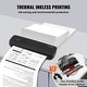 Portable Printer Bluetooth Inkless Mobile Printer for A4, Compatible ...