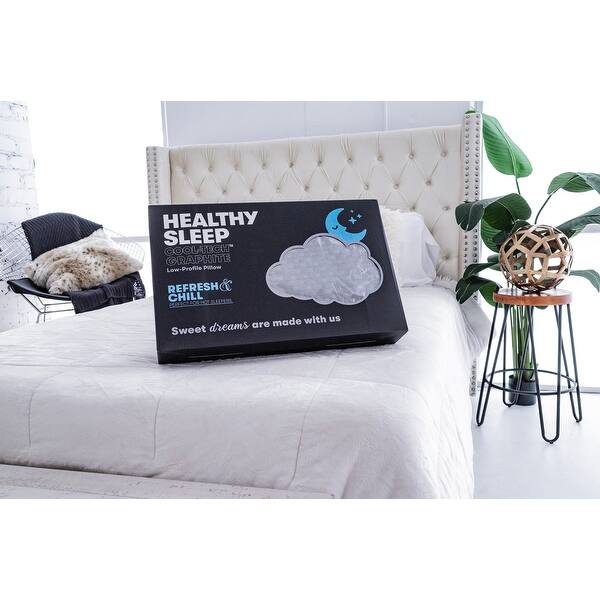 Healthy Sleep Cool-Tech with Graphite Mattress Protector - Bed Bath ...